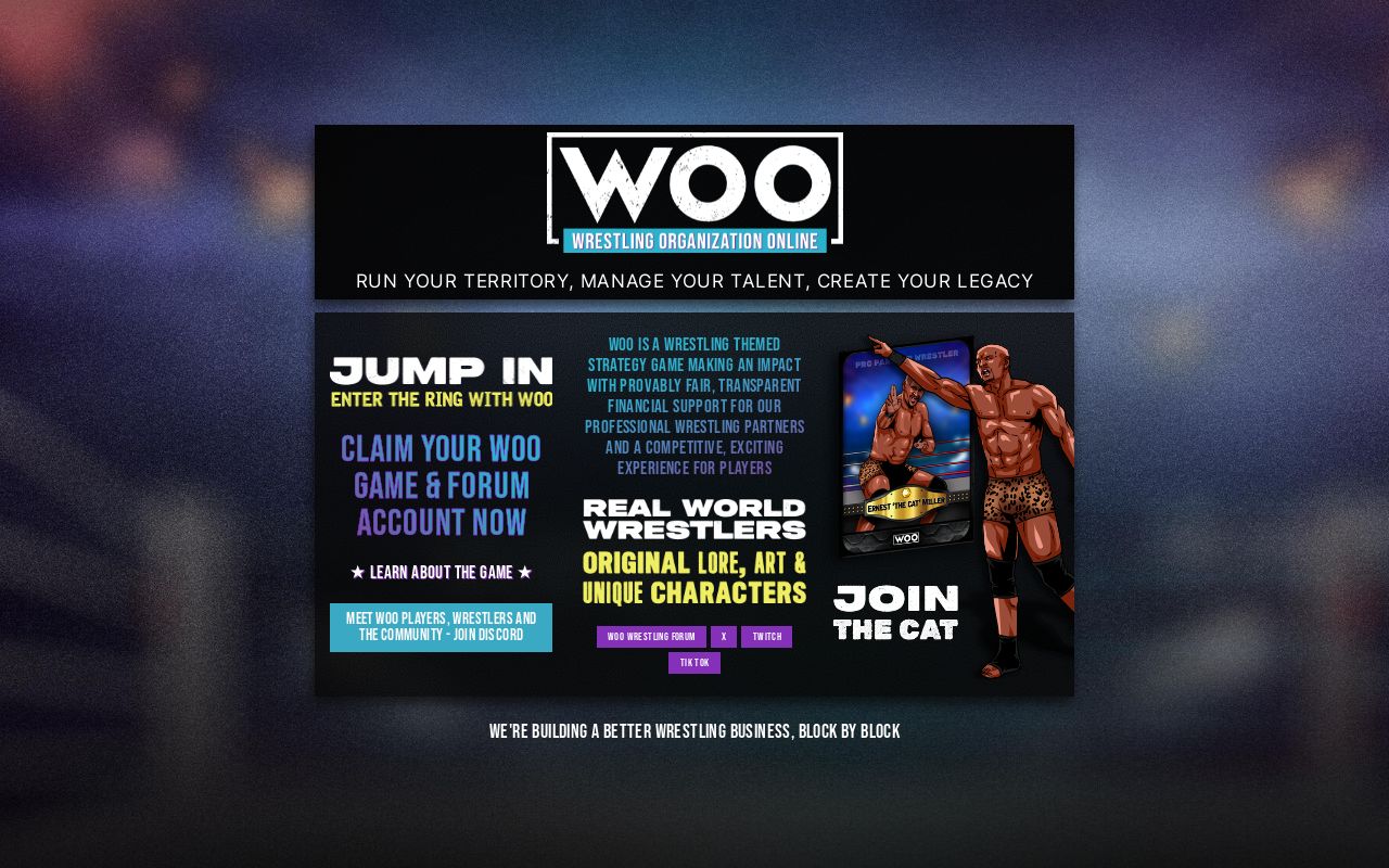 WOO - Wrestling Organization Online